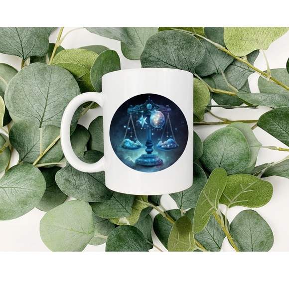 Kitchen | Custom Sublimated Libra Zodiac 11 Oz Mug | Poshmark